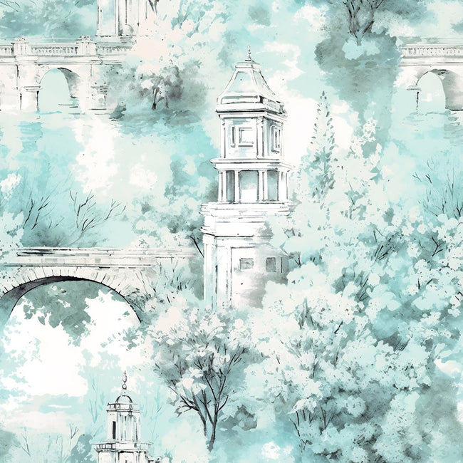 French Country Toile Pattern #17 Fabric