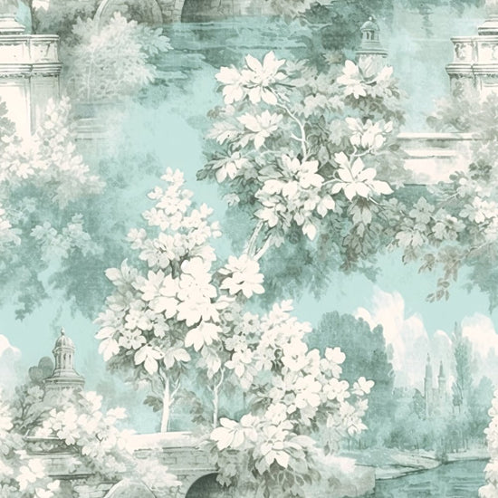 French Country Toile Pattern #18 Fabric