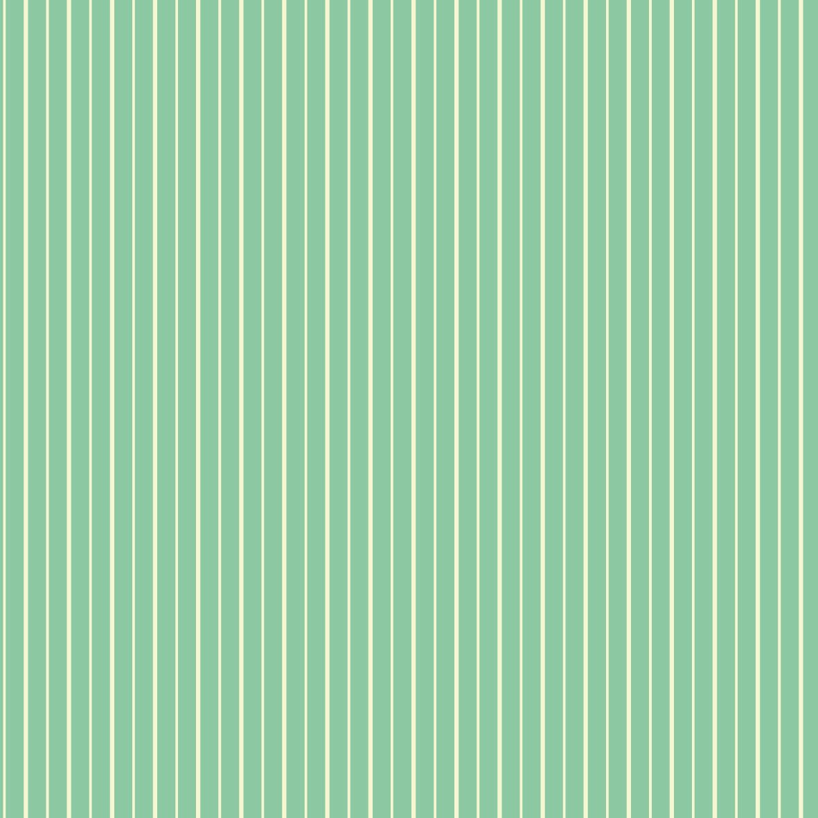 Furious 50s Stripes Fabric - Green
