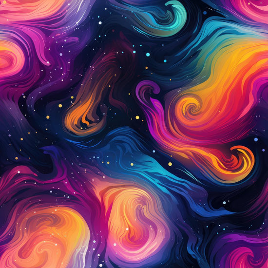 Galaxy Gazing Pattern #4 Fabric