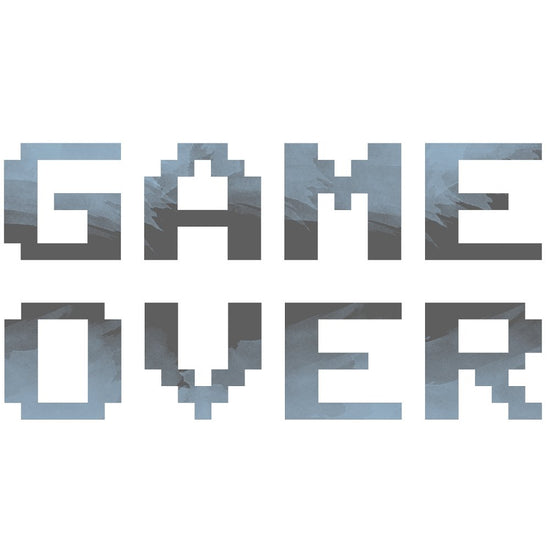 Game Over Fabric Panel