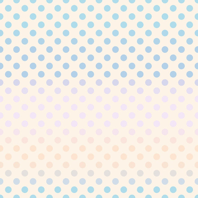 Gradient Polka Dots Pattern #4 Fabric