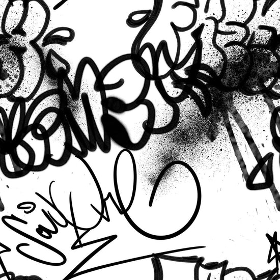 Graffiti Pattern #3 Fabric