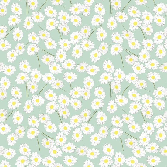 Groovy Retro Daisies #1 Fabric