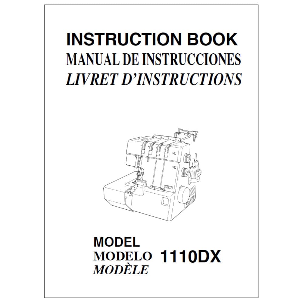 Janome 1110DX Instruction Manual