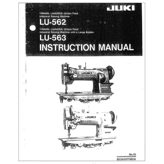 Juki LU-563 Instruction Manual