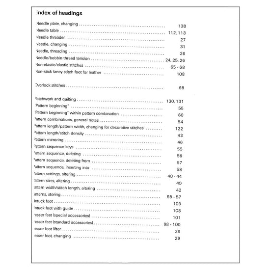 Pfaff Tiptronic 2030 Instruction Manual