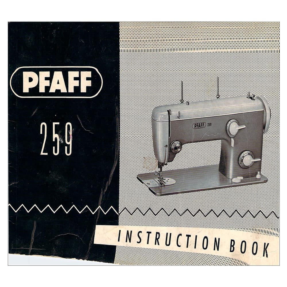 Pfaff 259 Instruction Manual