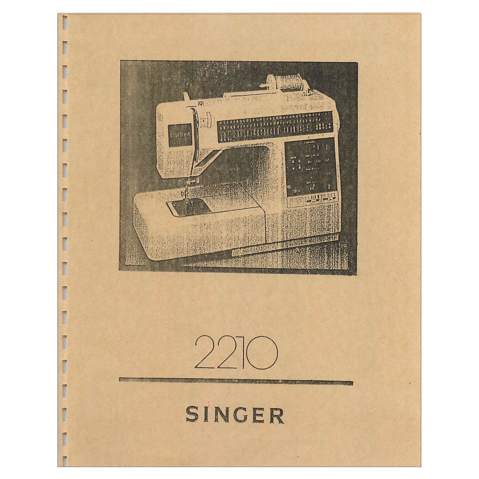 Singer 2210 Instruction Manual