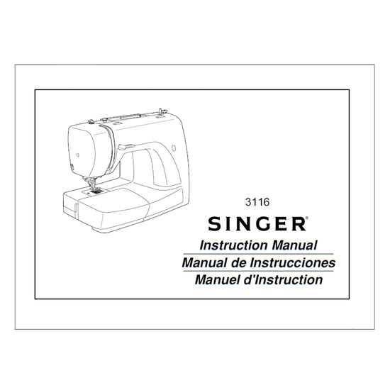 Singer 3116 Simple Instruction Manual