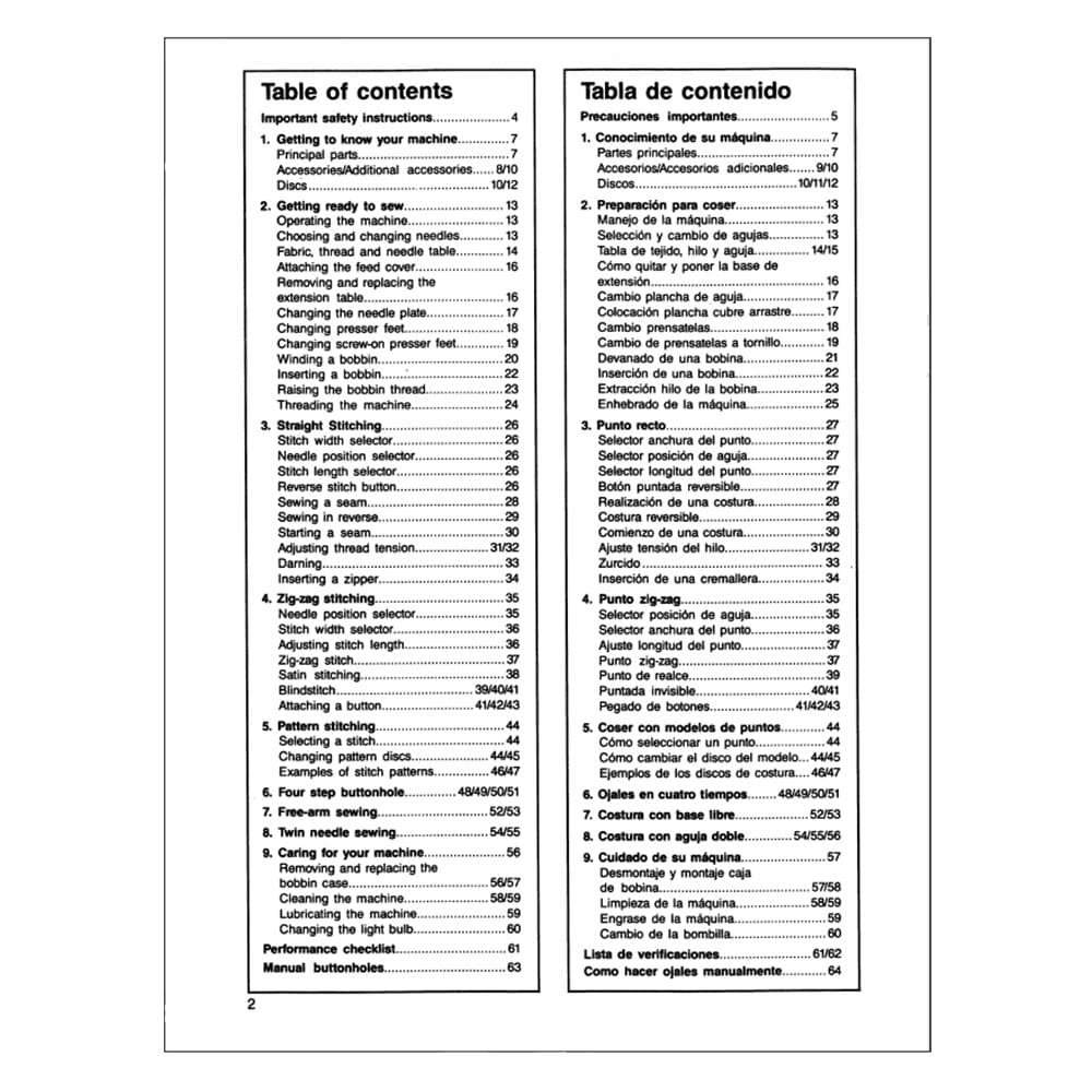 Singer 3314 Instruction Manual