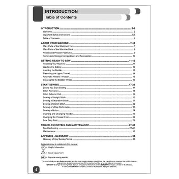 Singer 3337 Simple Instruction Manual