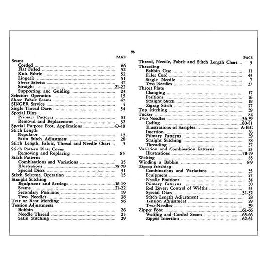 Singer 401A Instruction Manual