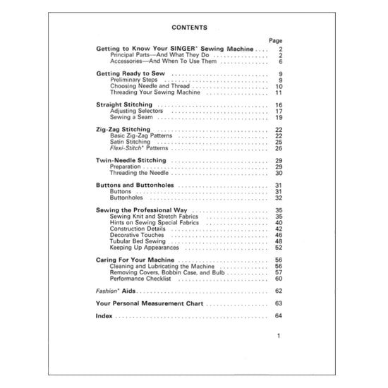 Singer 533 Stylist Instruction Manual