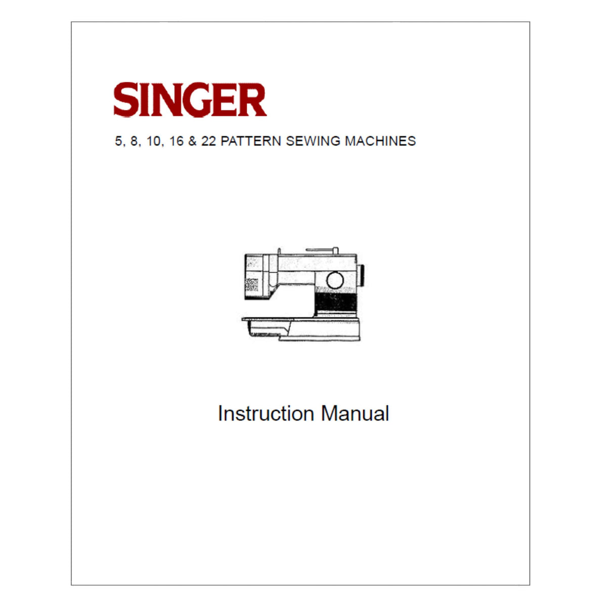 Singer 7028 Instruction Manual