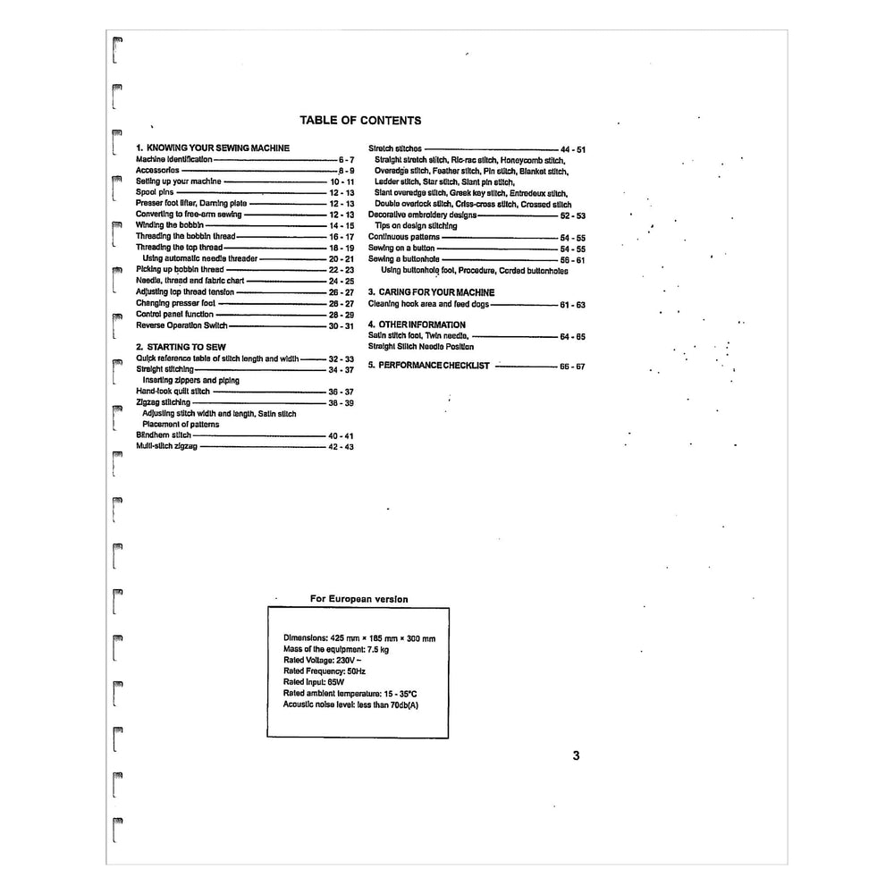 Singer 7422 Instruction Manual