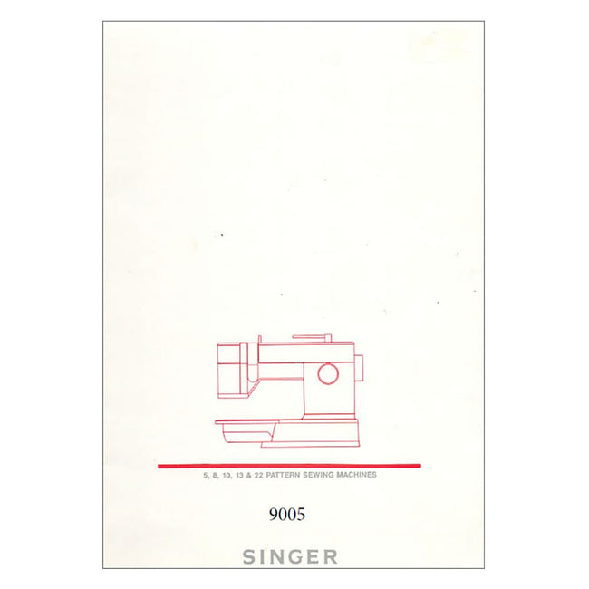 Singer 9005 Instruction Manual