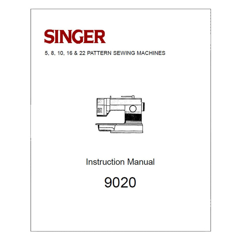 Singer 9020 Instruction Manual