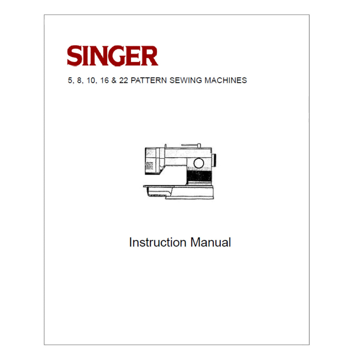 Singer 9430 Instruction Manual