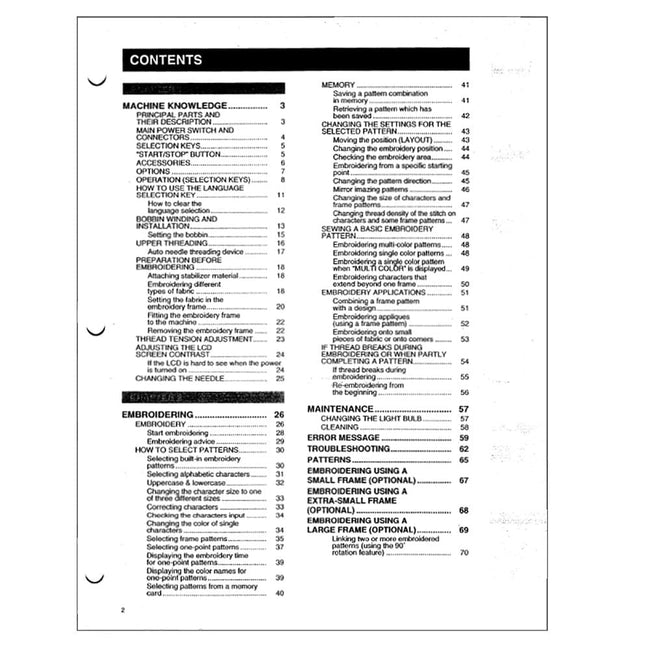 Simplicity SE3 Instruction Manual