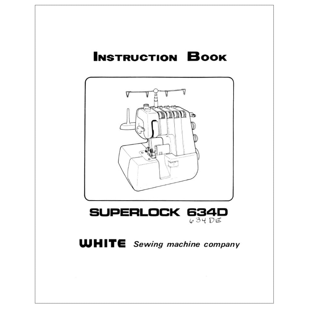 White 1900 Instruction Manual