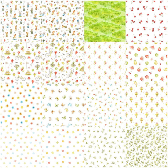 Little Critters Summer Fun Fabric Collection - 1/2 Yard Bundle