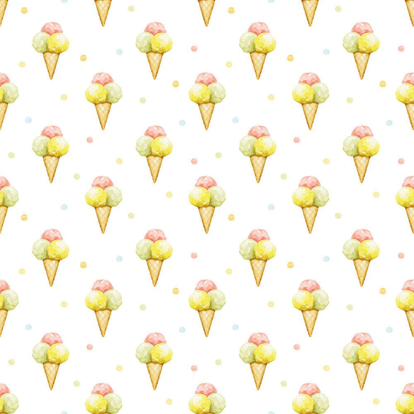 Little Critters Summer Fun Ice Cream Fabric