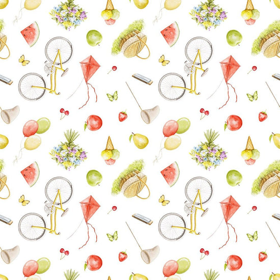 Little Critters Summer Fun Tossed Picnic Fabric