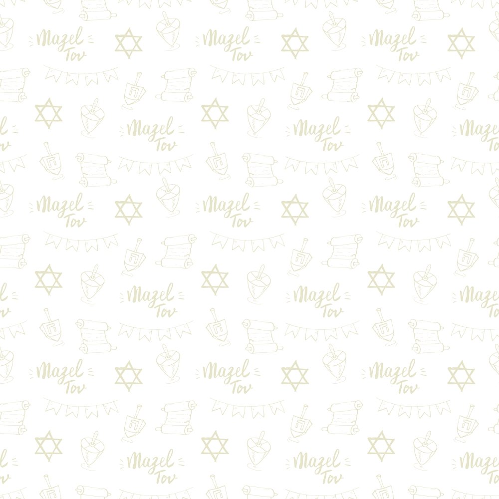Mazel Tov Tone on Tone Fabric