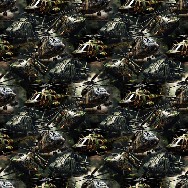 Military Helicopter Fabric