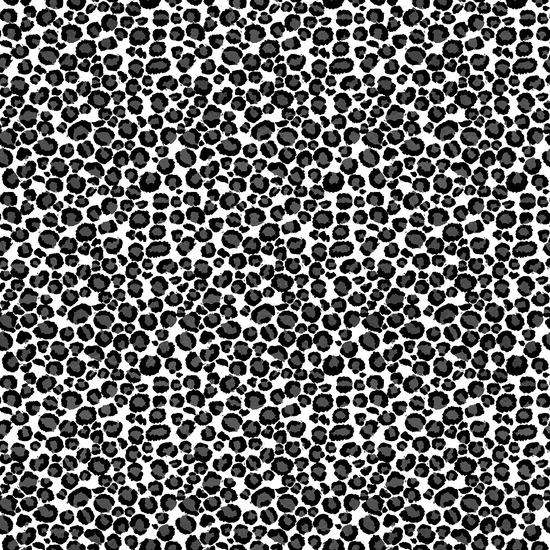 Monochrome Leopard Fabric