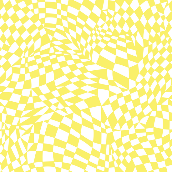 Mosaic Checkered Basics Fabric - Yellow