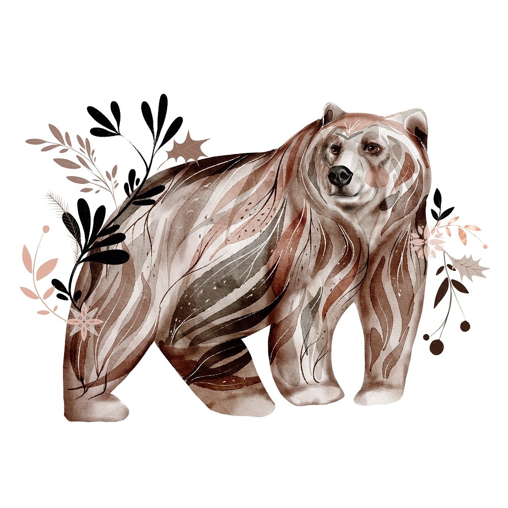 Northern Woods Beer Scene #2 Fabric Panel