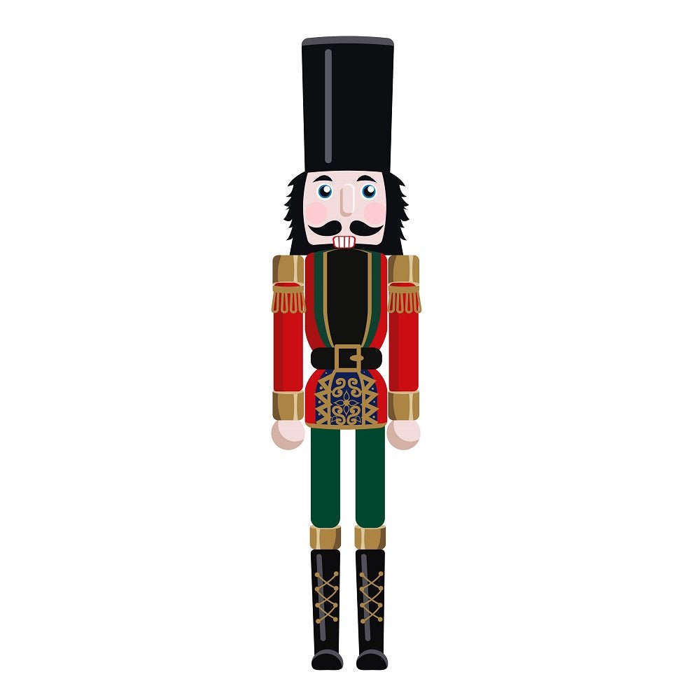 Nutcracker Figurine #2 Fabric Panel