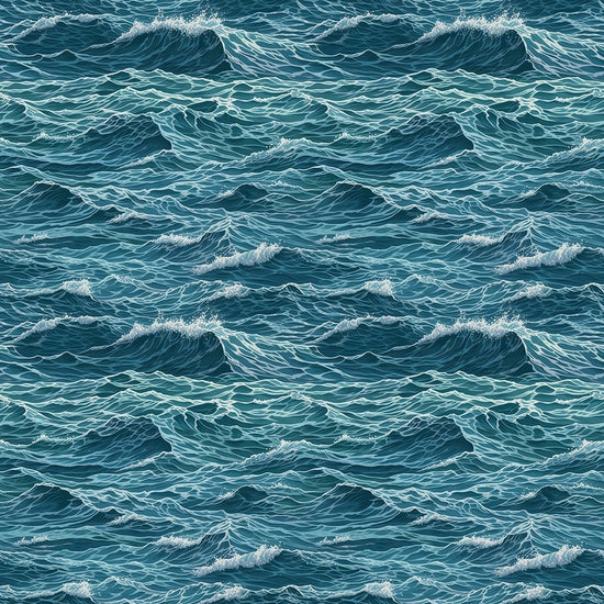Oceanic Pattern #1 Fabric