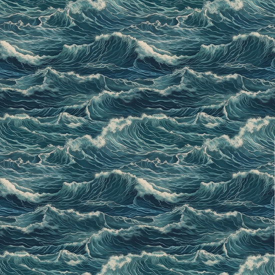 Oceanic Pattern #9 Fabric