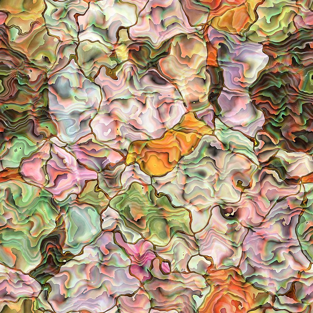 Oyster Shell #17 Fabric