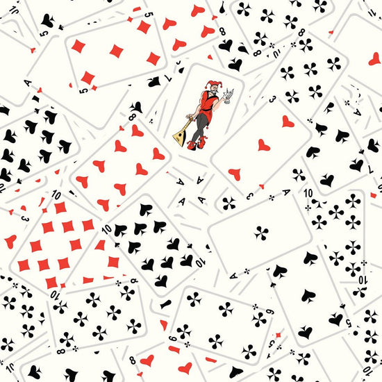 Packed Playing Cards Fabric