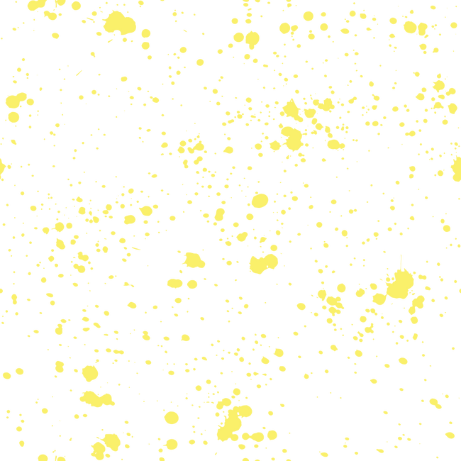 Paint Splatter Fabric - Yellow