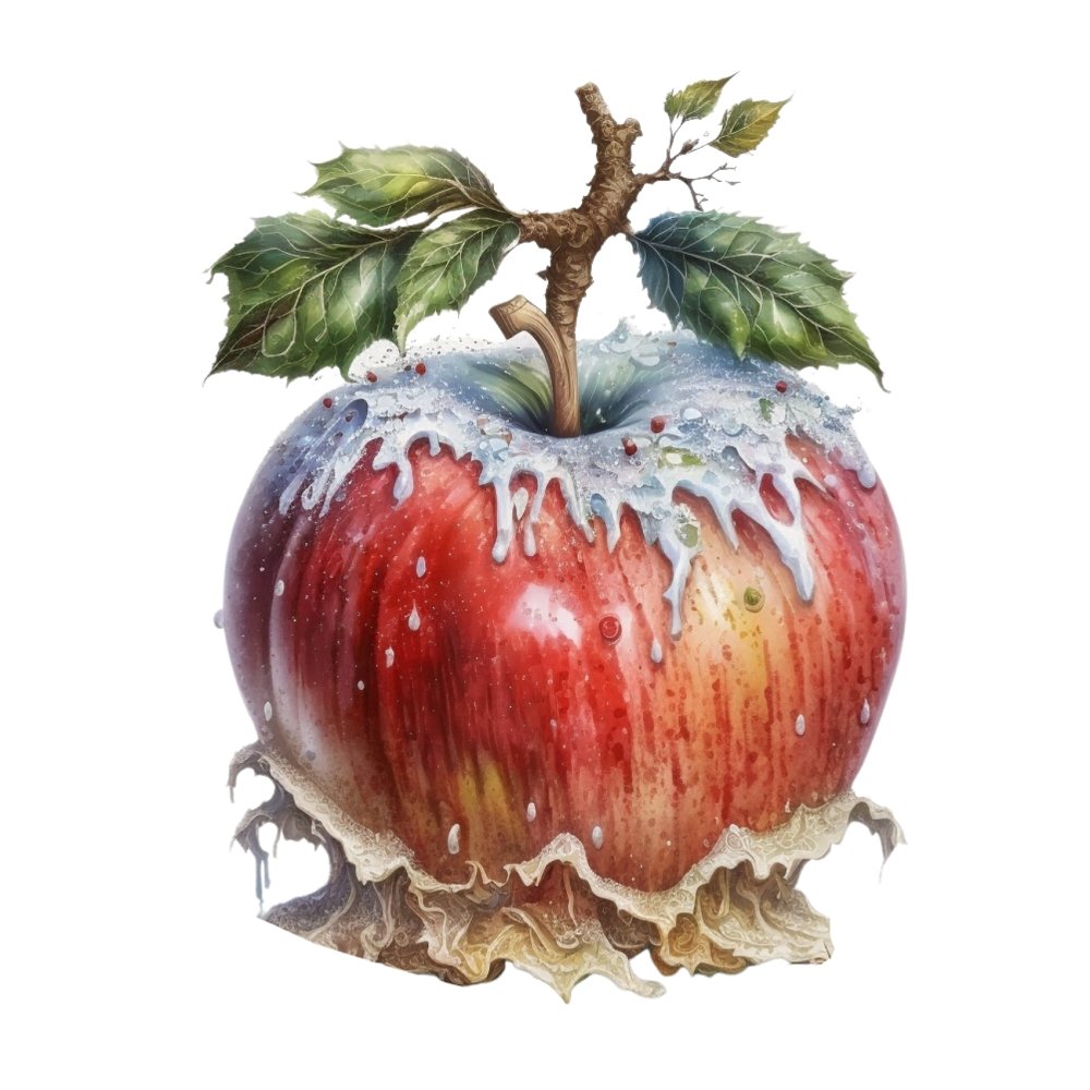 Poisoned Apple #3 Fabric Panel