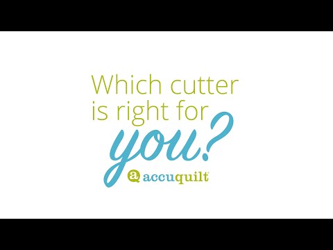 Accuquilt GO! Fabric Cutter Starter Set