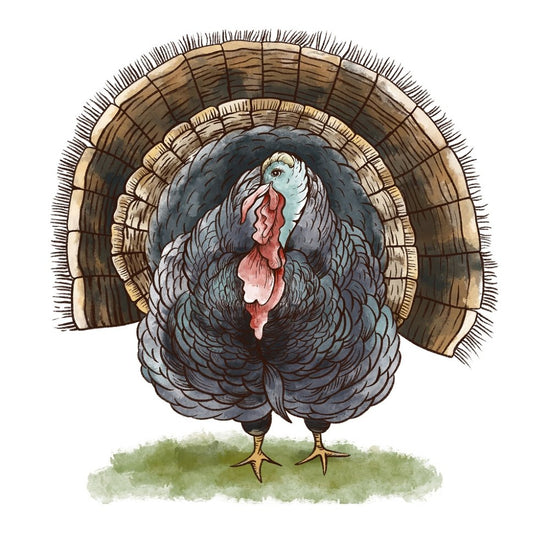 Rustic Turkey Fabric Panel