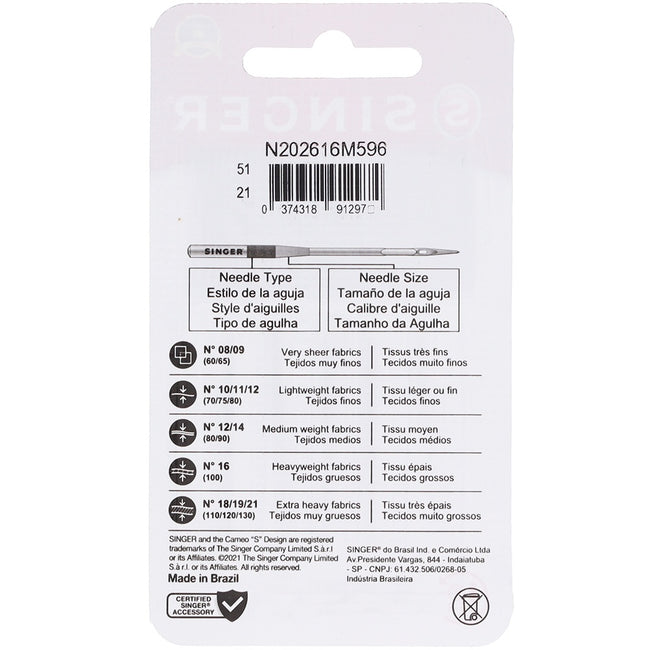 Singer Denim Needles (5pk)