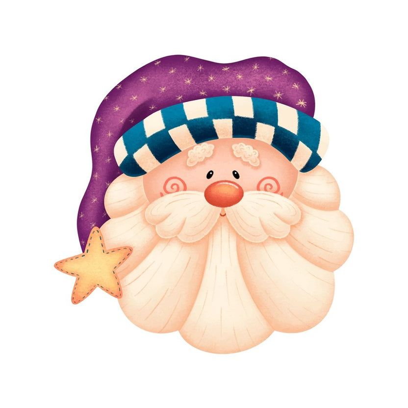 Santa Claus Fabric Panel - Multi