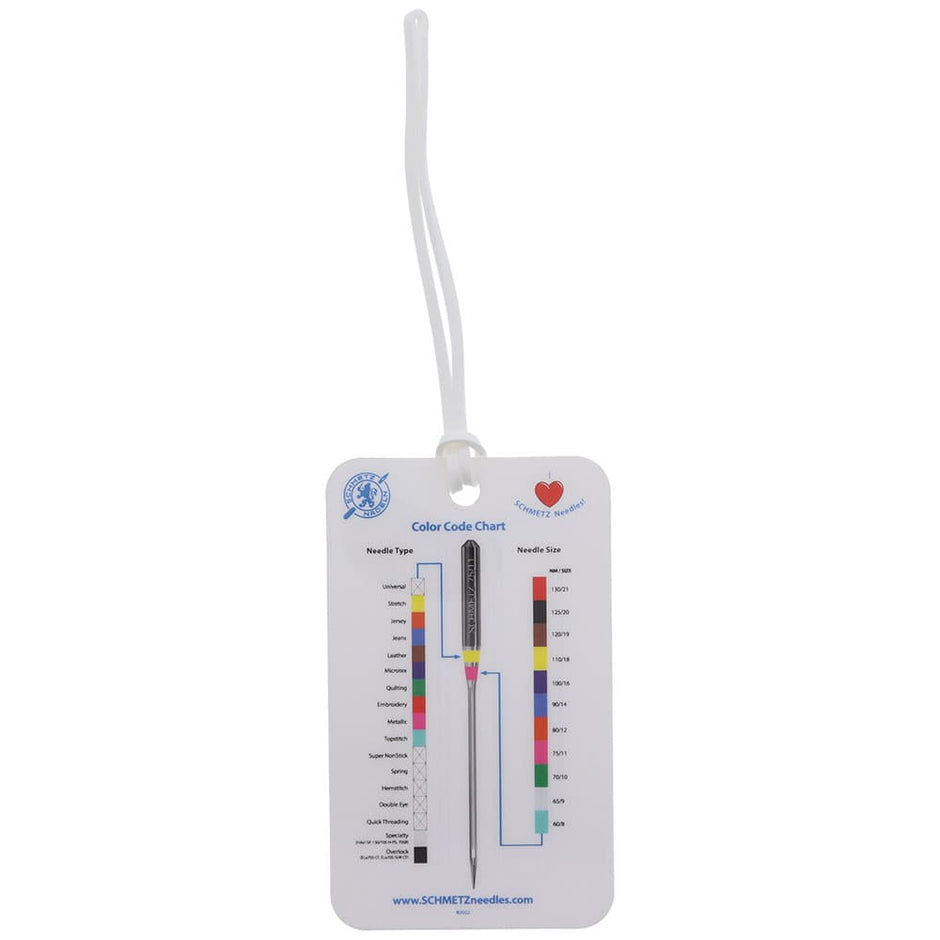 Schmetz Color Chart Luggage Tag