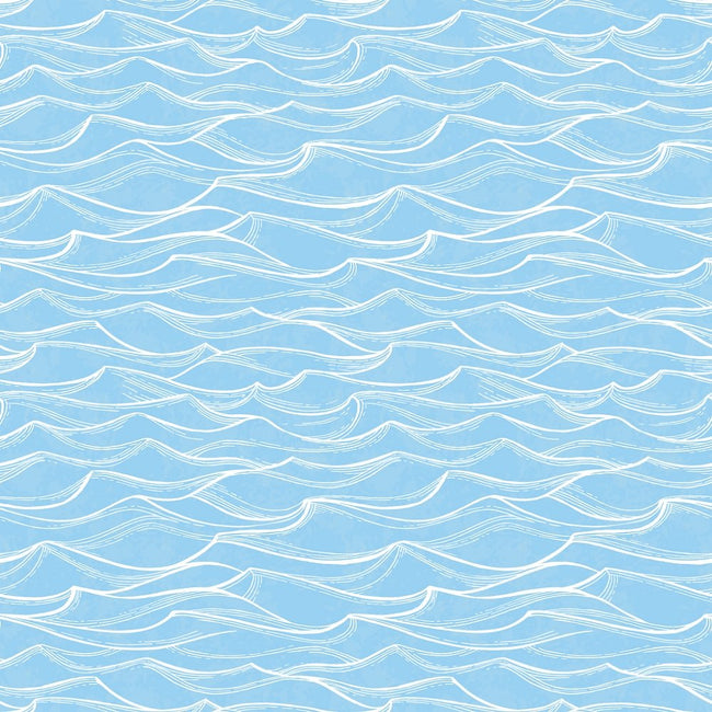 Sea Waves Fabric