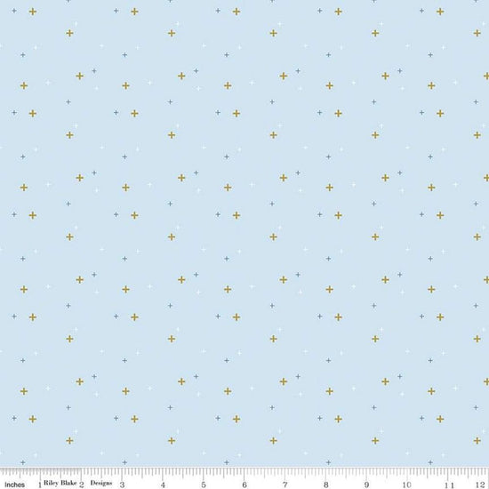 Sparkler Fabric Collection - Sparkler Boy Blue Sparkle
