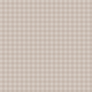 The Cutest Little Farm Checkered Fabric - Brown