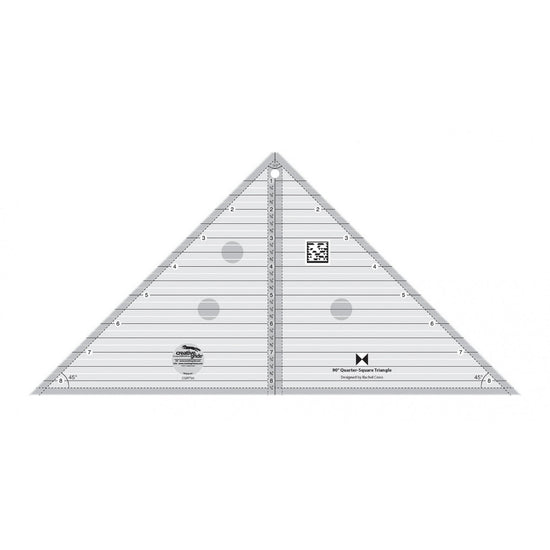 90 Degree Quarter-Square Triangle, Creative Grids
