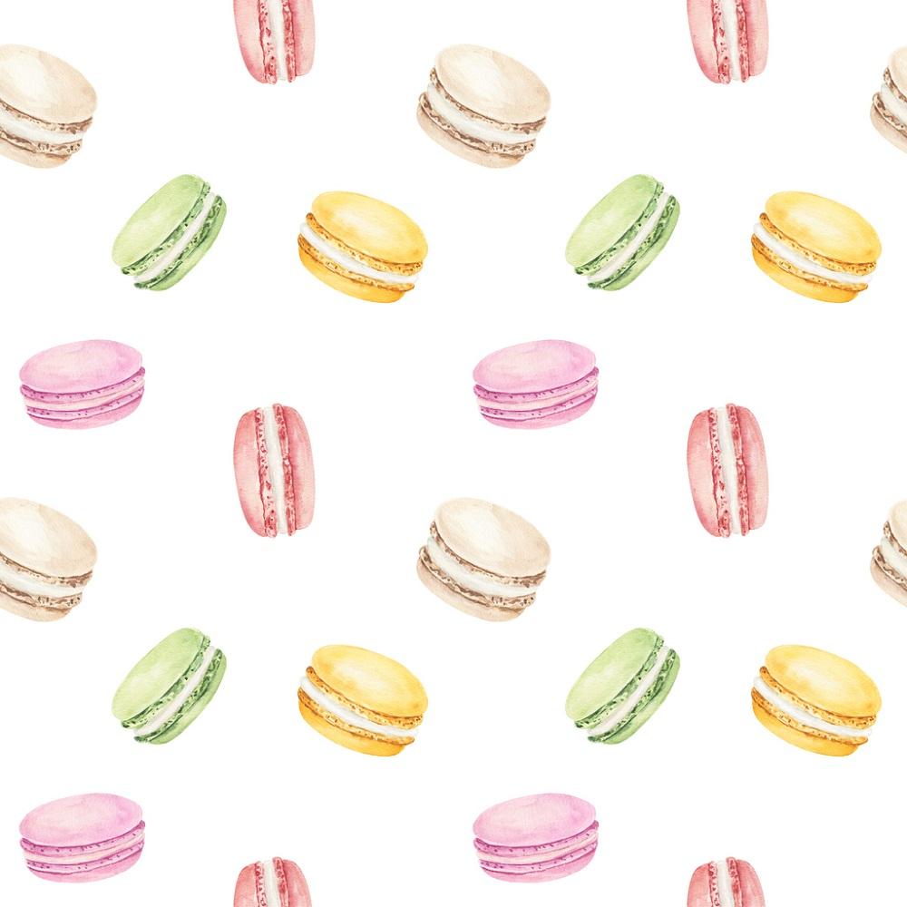Tossed Macaroons Fabric
